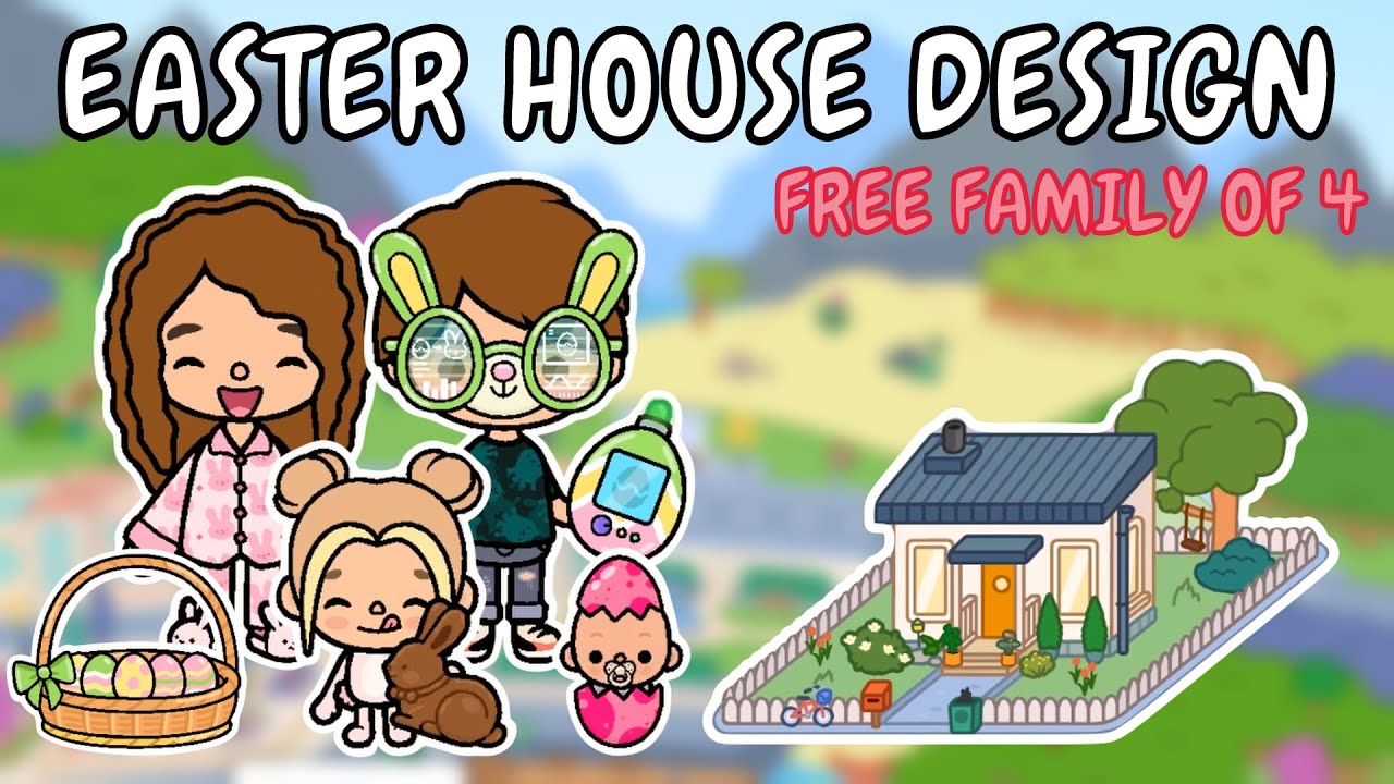 Free Easter Inspired Home 🐰🐣 Toca Boca Free House Ideas 😍 TOCA GIRLZ ...