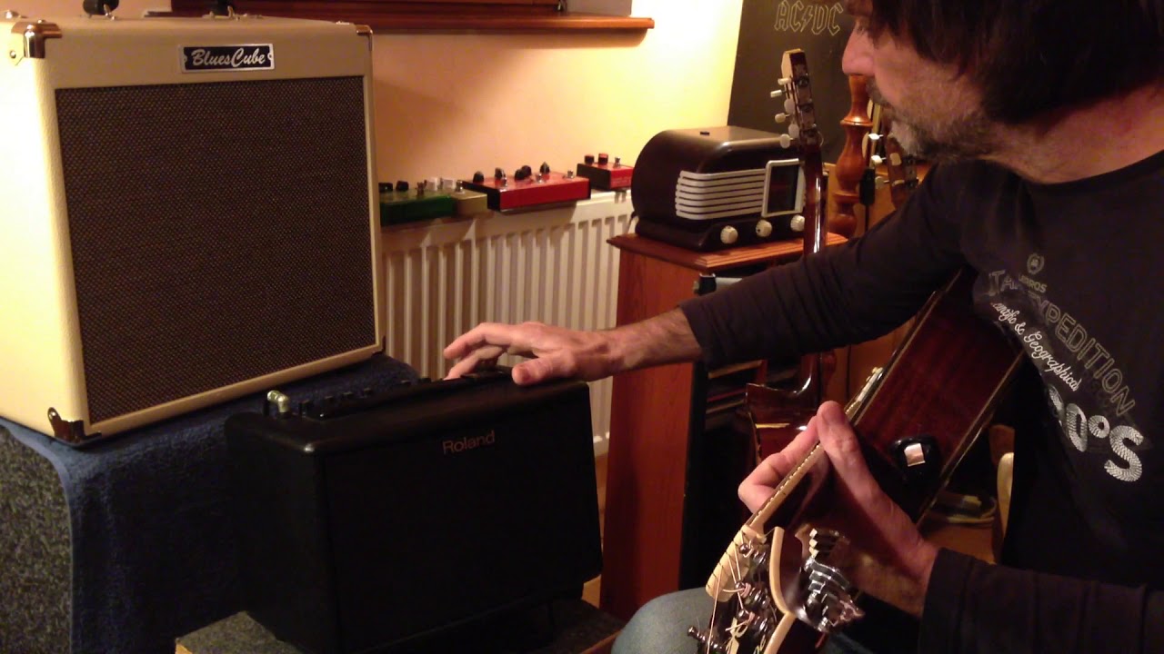 Roland AC-33 & Roland Blues Cube 30 - YouTube