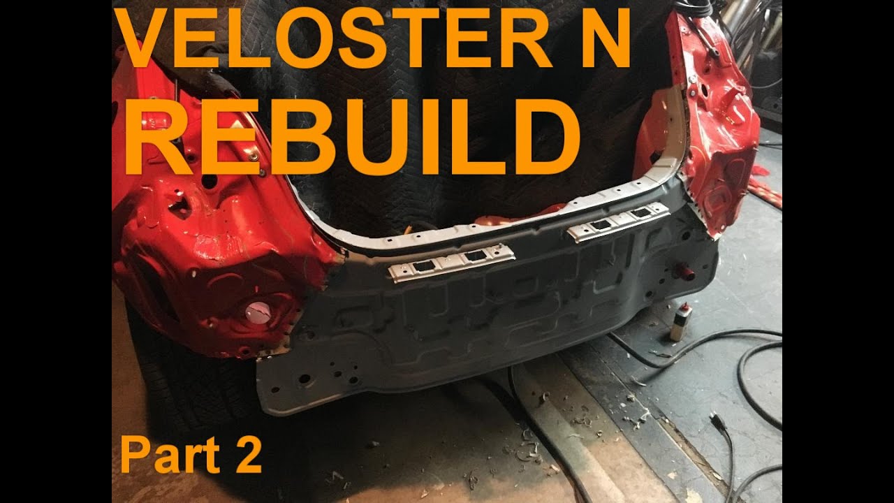 TOTALED Hyundai Veloster N REBUILD Part 2 - YouTube