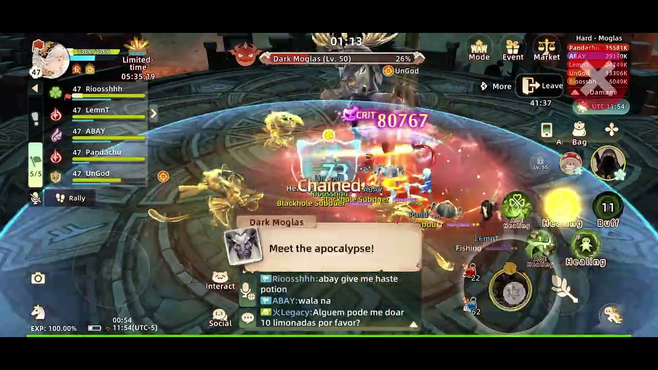 Tree of Savior NEO - Demon trial DARK MOGLAS CBT 1ST CLEAR ( LOTUS ...