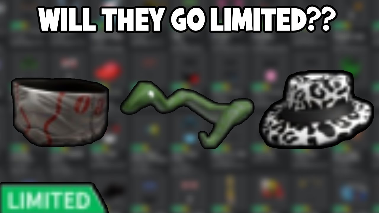 Will These Items Go LIMITED?? (ROBLOX) - YouTube