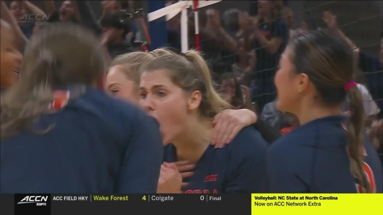 VOLLEYBALL: Virginia Tech Highlights - YouTube