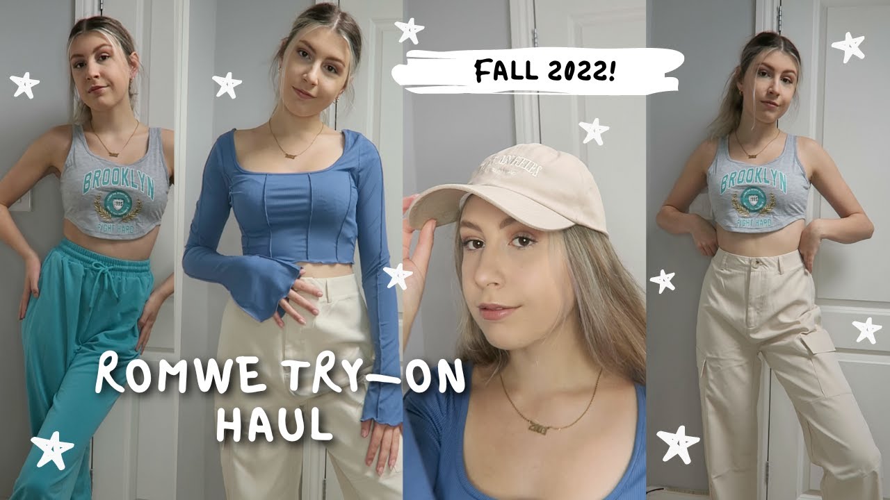 2022 FALL ROMWE TRY-ON HAUL - YouTube