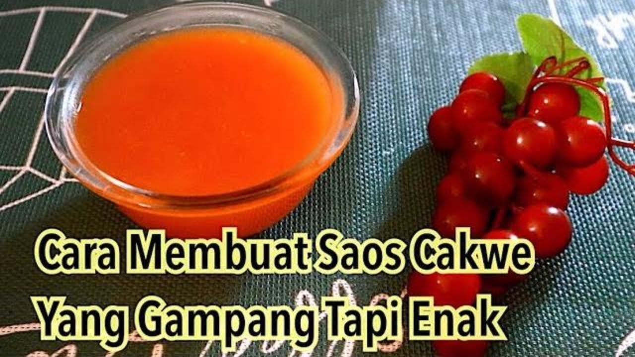 Cara Membuat Saos Cakwe Gyoza Yang Gampang Tapi Enak - YouTube