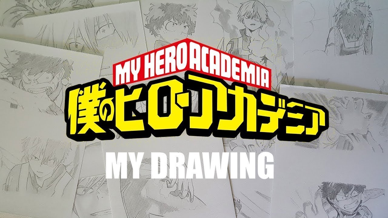 Drawing Animation Fight My Hero Academia - Izuku Midoriya vs Todoroki ...