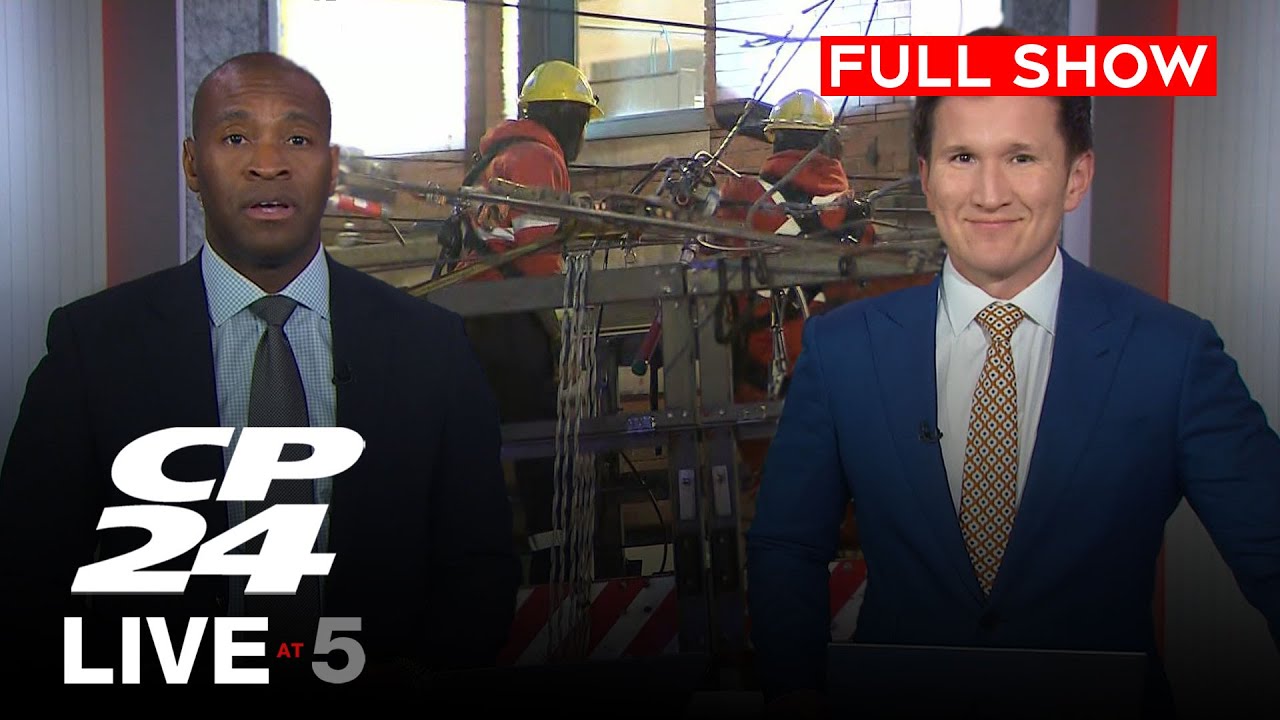 Commuter chaos after truck knocks down streetcar wires | CP24 Live at ...