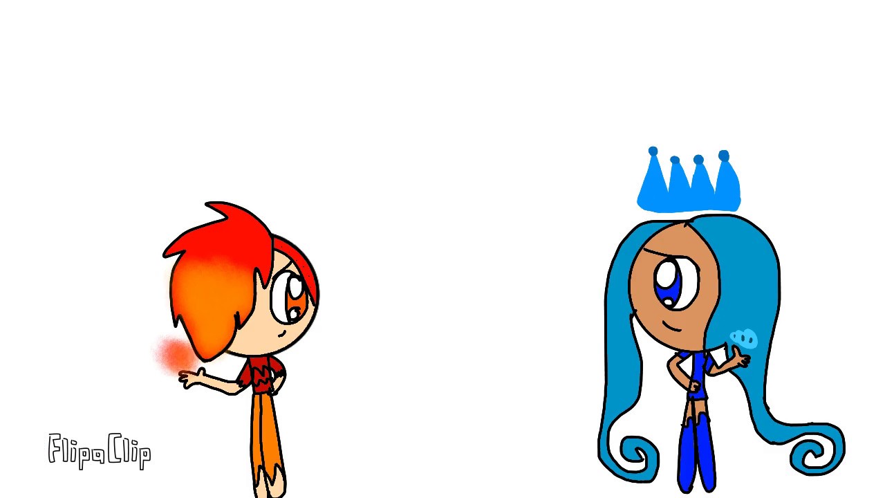 Time lapse:water girl and fire boy🔥 - YouTube