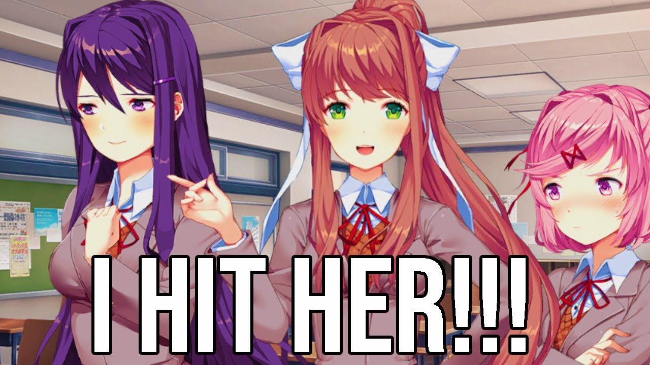 Confronting Monika Ddlc Mod I Doki Doki Night Rain Part 2 Youtube