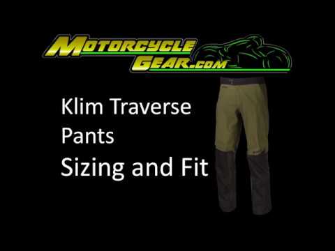 Klim Traverse Pants Sizing and Fit Guide - YouTube