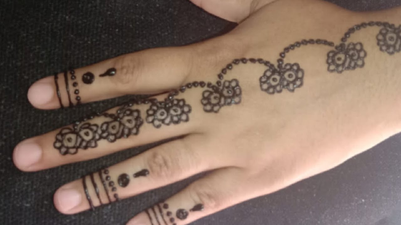 S Letter Mehndi Design || Latest Mehndi Design - YouTube