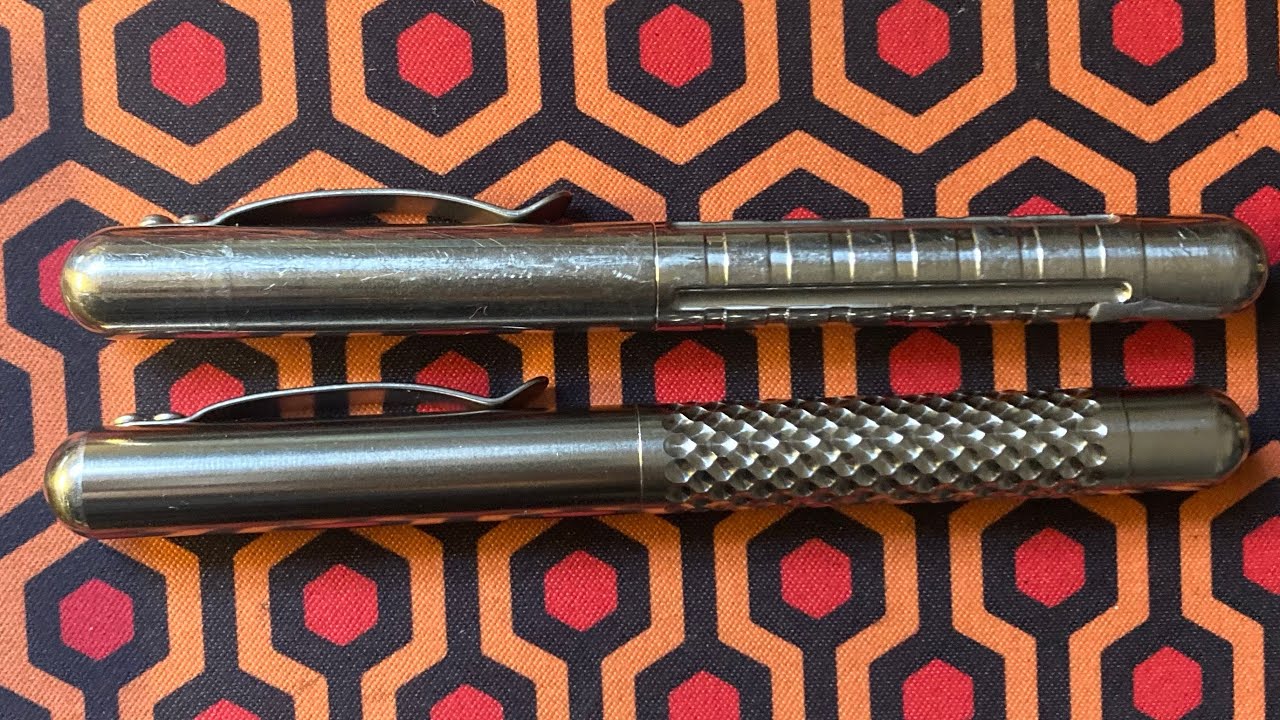 Maratac / CountyComm Titanium Embassy Pen New Dimple Pattern ( Rev 6 ...