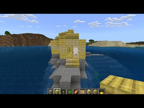 Making an ISLAND HOUSE!!!!! Minecraft Building - YouTube