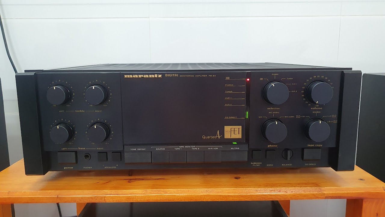 Marantz PM-94 - CS khủng 390W - chạy 12 sò Mosfet - Class A và AB ...
