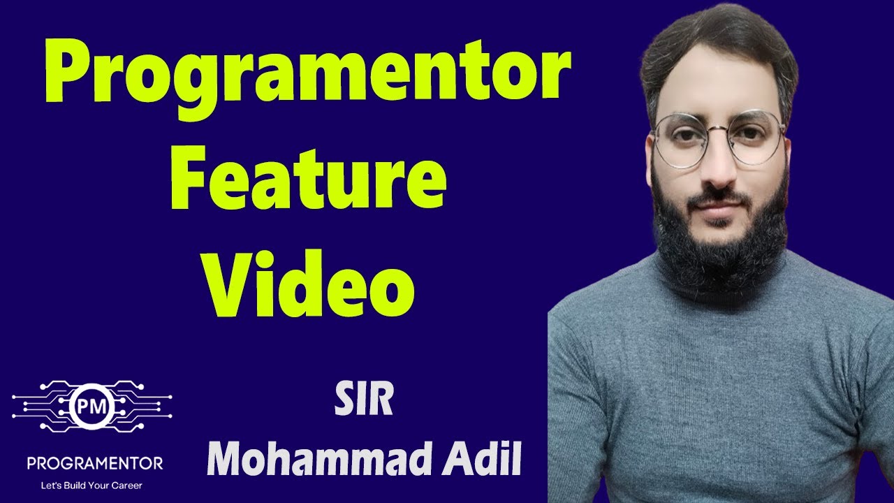 Feature Video Of Programentor Sir Mohammad Adil Special Message To All Keep Supporting