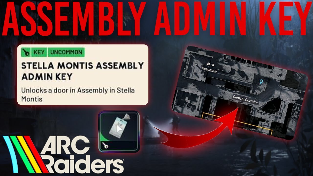 STELLA MONTIS ASSEMBLY ADMIN KEY LOCATION GUIDE | Arc Raiders - YouTube