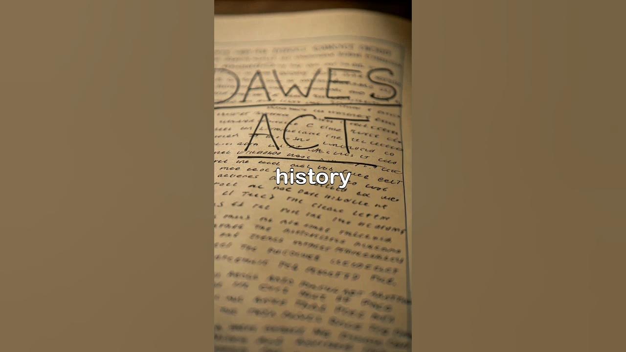 🪶 The Dawes Act: The Land Grab That Destroyed Native America! 🌎💔#Land ...