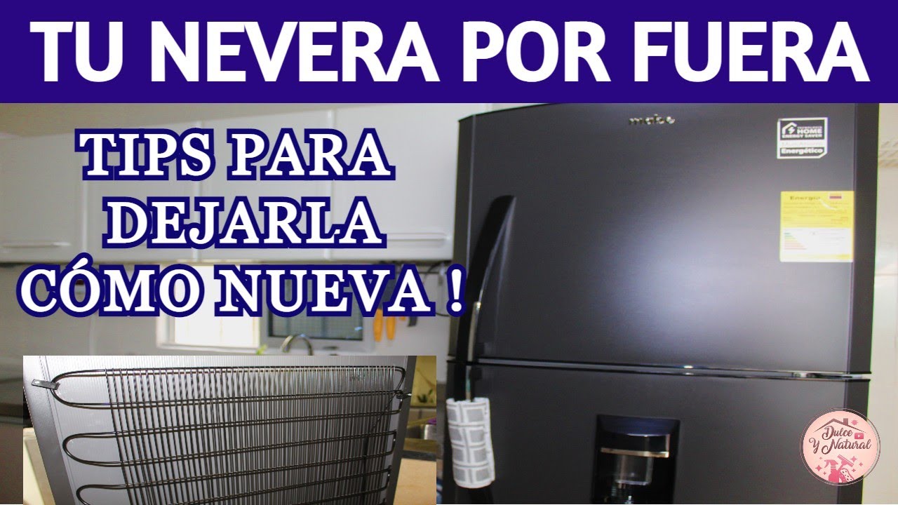⛔ cómo está TU NEVERA POR FUERA, la parte de arriba, la parte de atrás ...