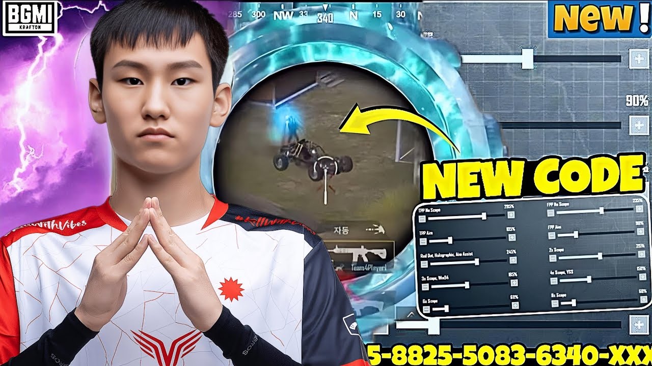 🔥 Best DOK PUBG/BGMI Control & Sensitivity Code ⚡ Laser-Like Aim & No ...