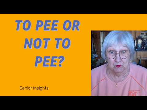 To Pee or Not To Pee?  That is the Question