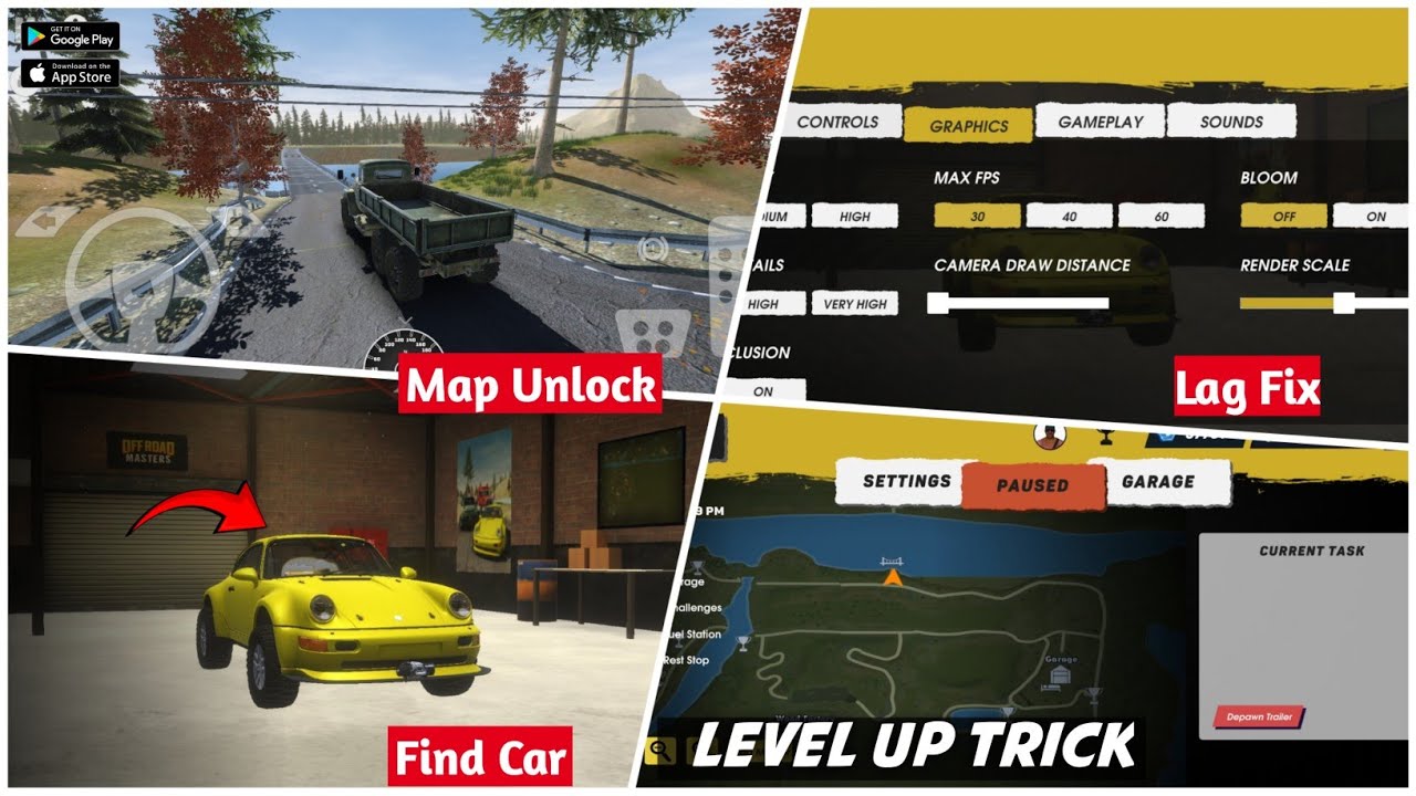 Offroad Master Useful Tips Unlock Map Find Car & Fast Increase Level ...