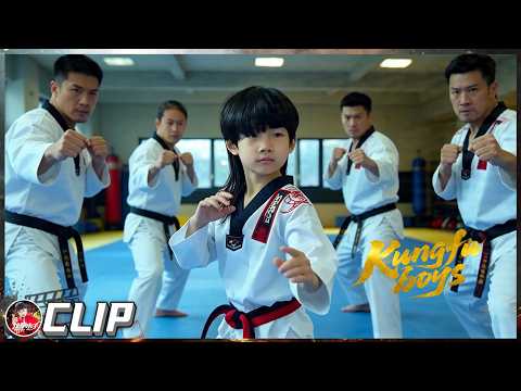Transfer student Lin Qiunan challenges Coach Ma one-on-one!【KR SUB】#龙拳小子 #林秋楠 #movie  #kungfuboys