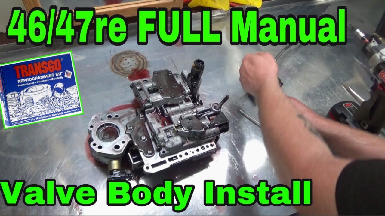 TransGo TFOD-3 46re/47re Full Manual Valve Body kit INSTALL & Test ...
