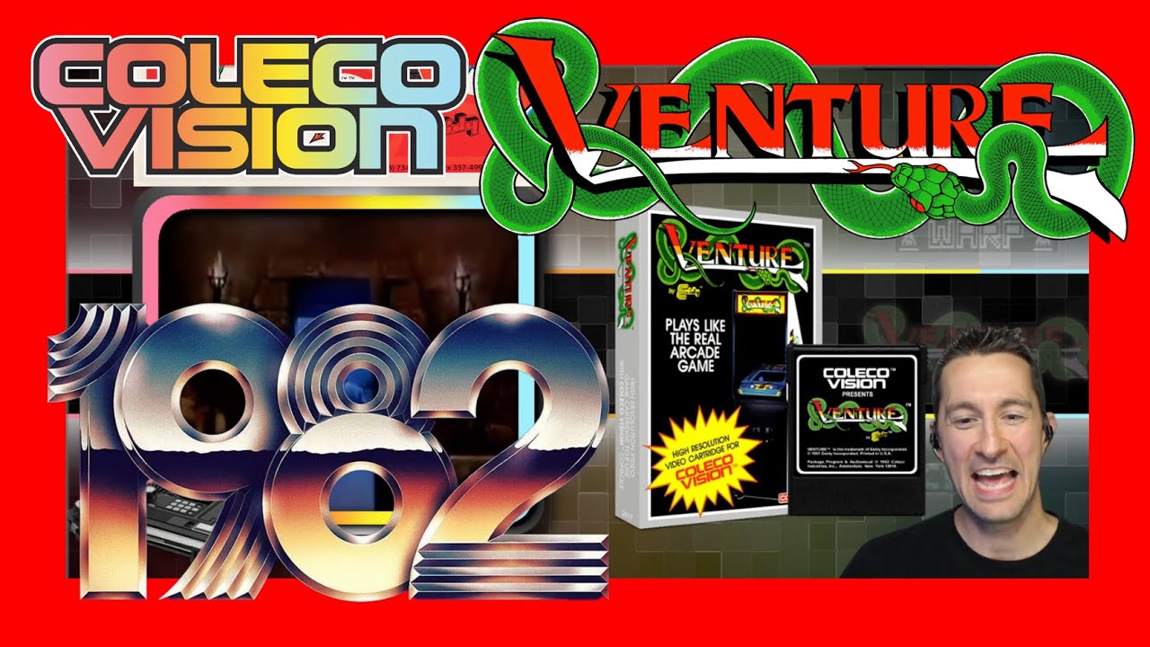 Venture! At Home First on ColecoVision! #colecovision #retrogaming # ...