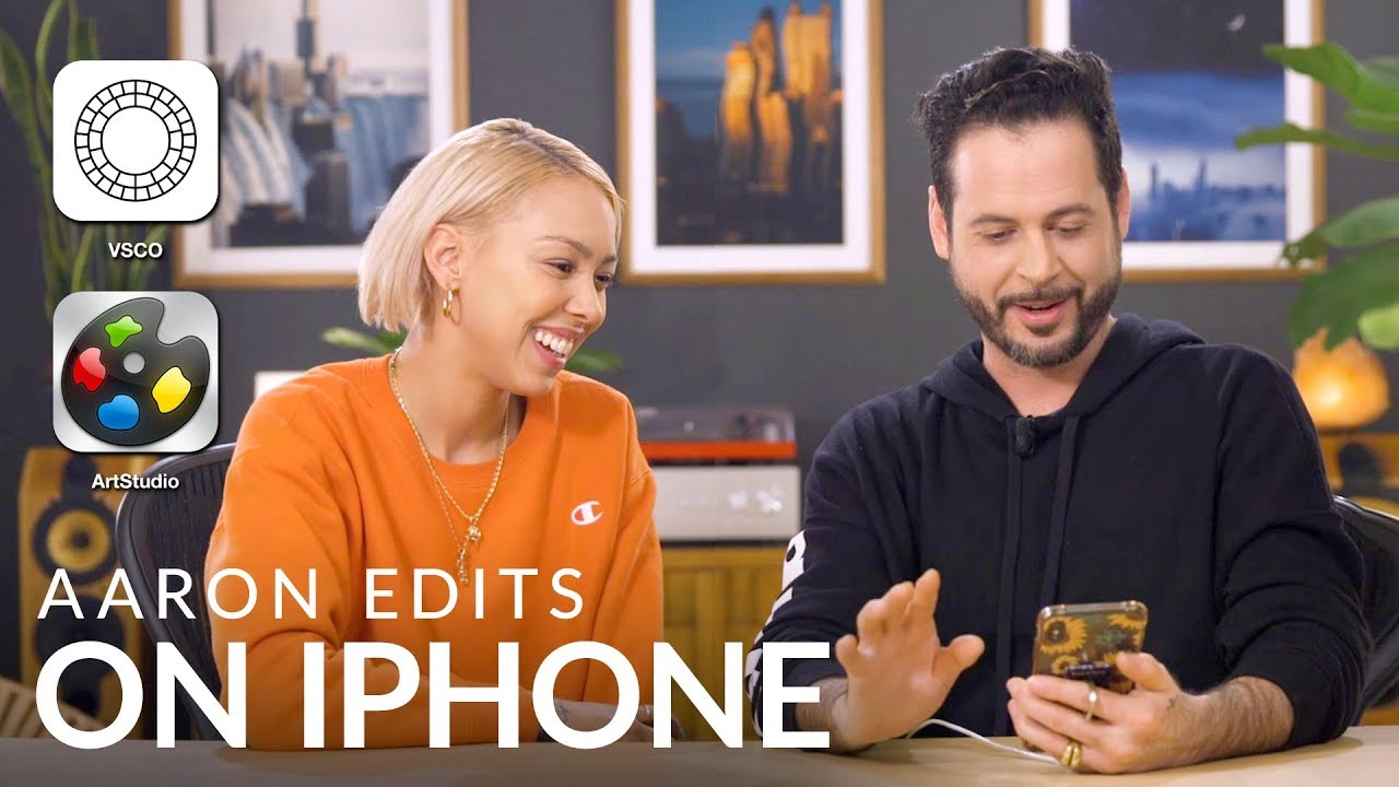 Aaron Nace Learns to Edit on an iPhone! ft. Elise Swopes - YouTube