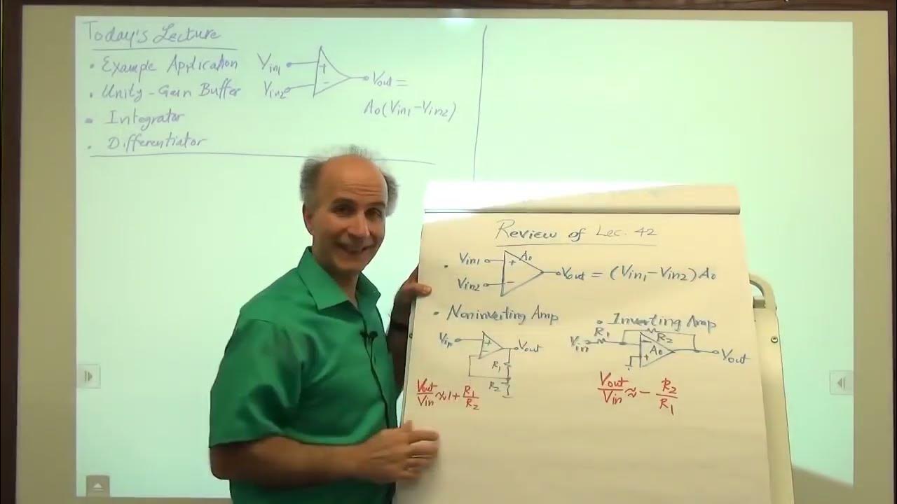 43 Razavi Electronics 1, Lec 43, Op Amp Circuits II - YouTube