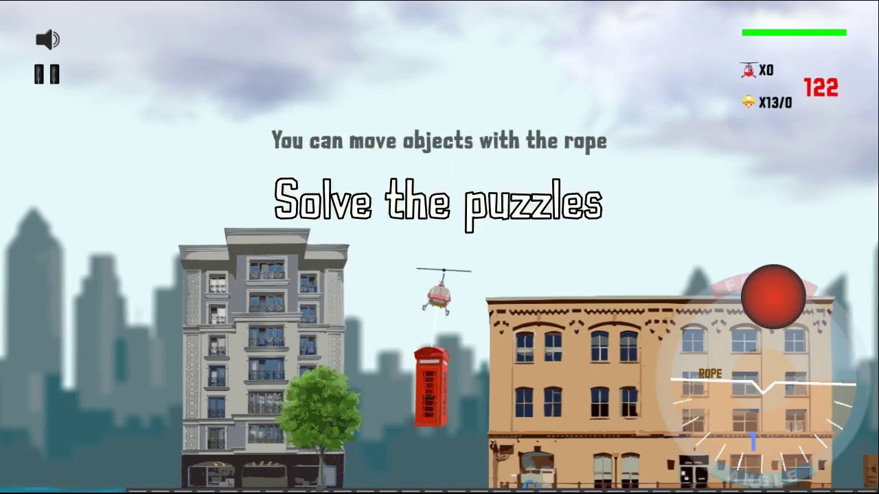 Helico Rescue - Helicopter Rescue - Physics Game with GDevelop game ...