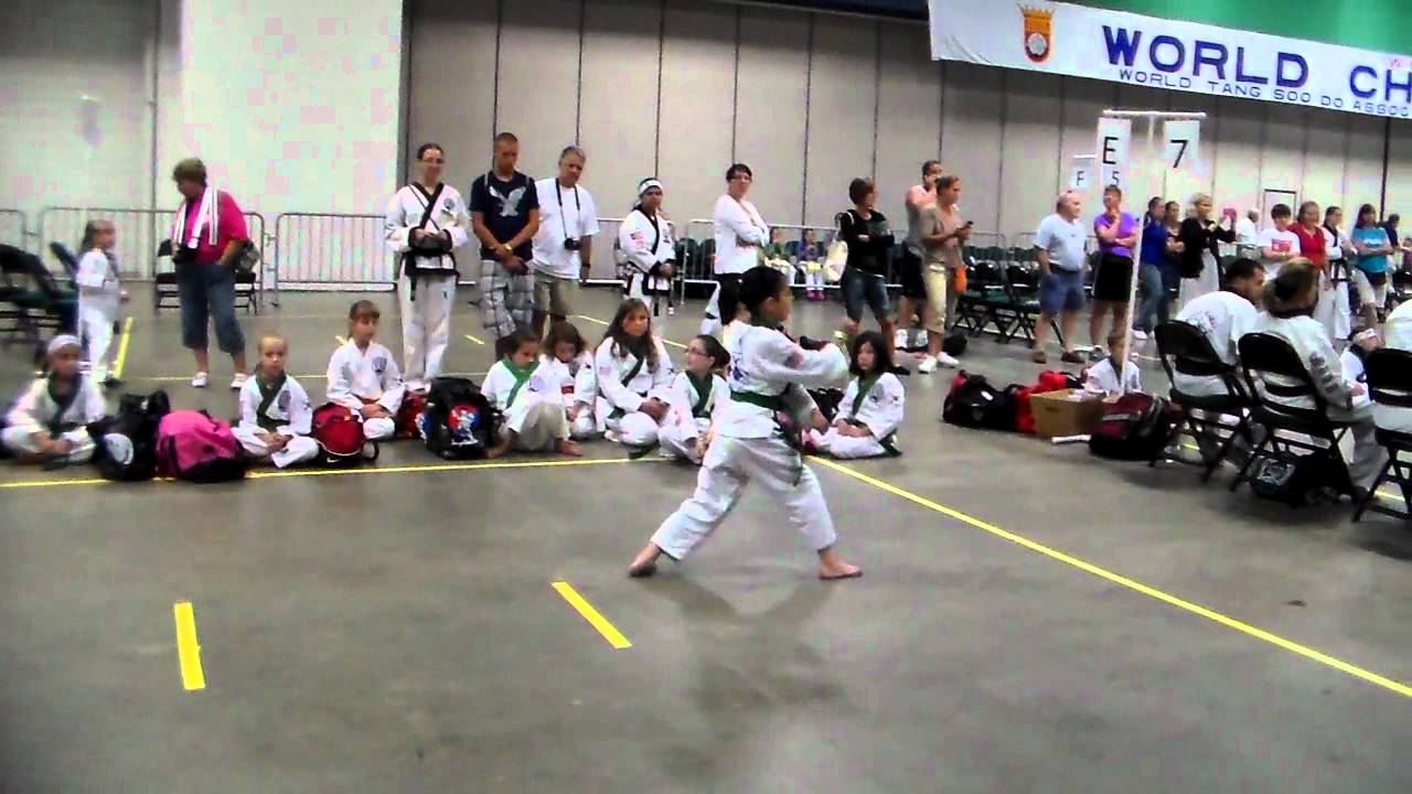 WTSDA World Championships - Female Green Belt Division (8 Year Olds ...