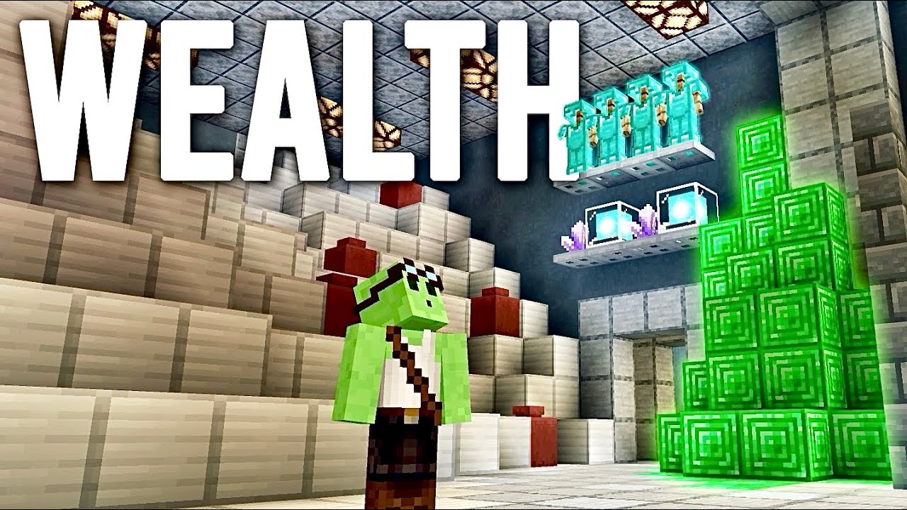 Let’s Get RICH in Minecraft! - Let's Play Minecraft 605 - YouTube