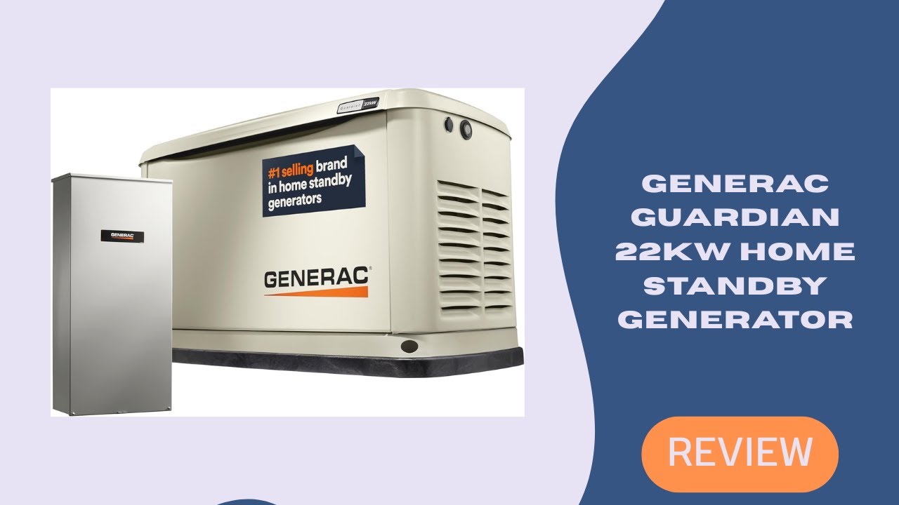 Generac Guardian 22kW Home Standby Generator — Automatic Backup on ...