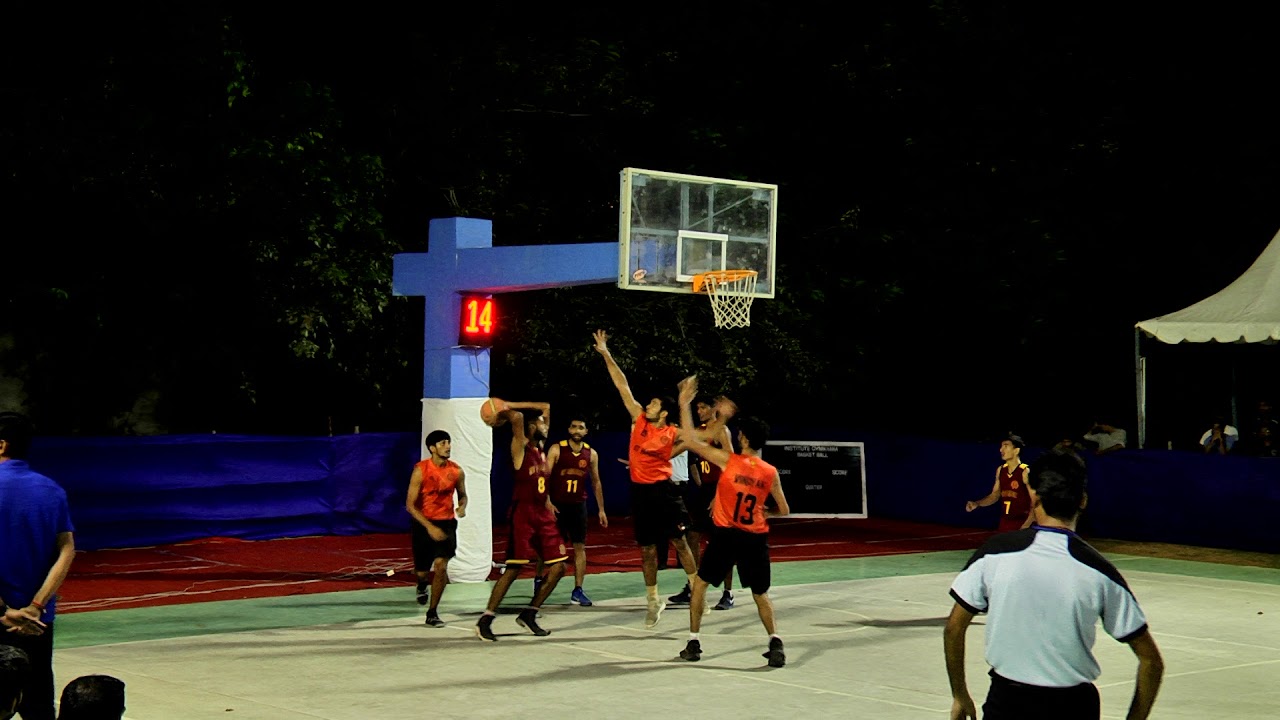 52nd INTER IIT SPORTS MEET 2017 BASKETBALL SEMIS IITB vs IITM part 6 ...