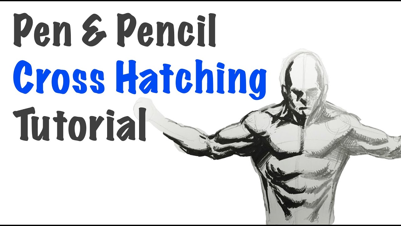 Pen & Pencil Cross Hatching Tutorial - YouTube