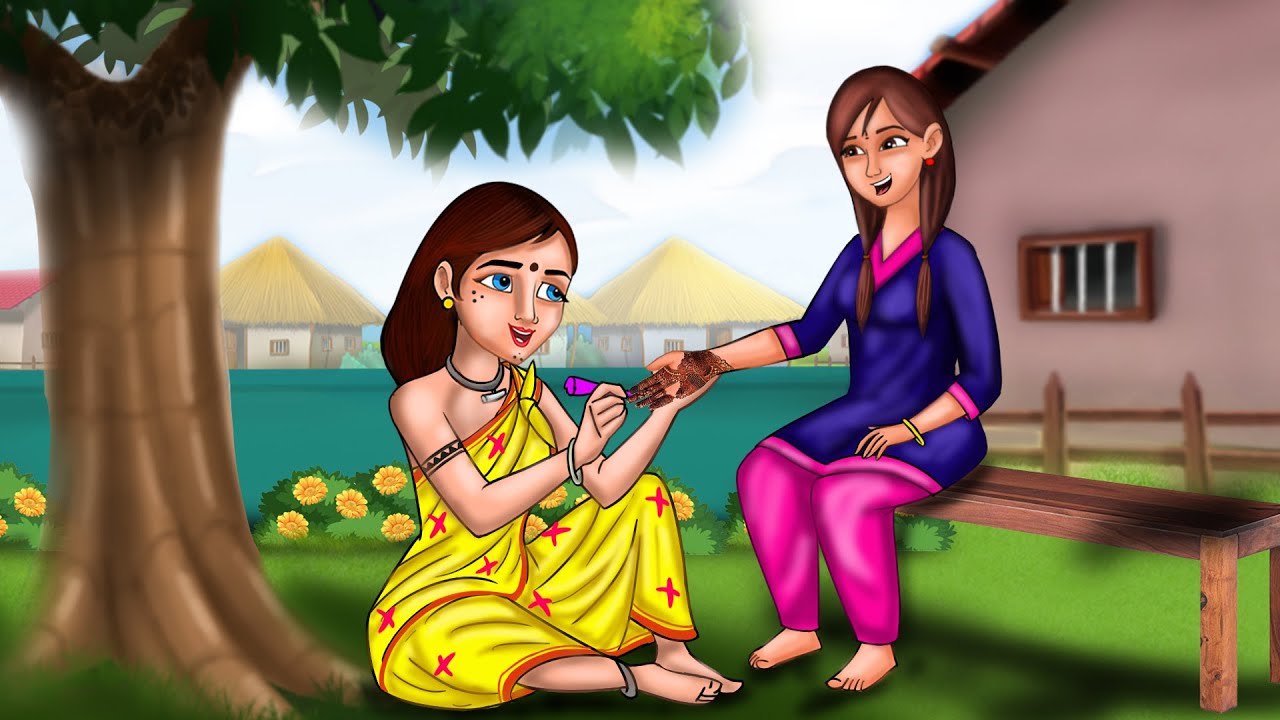 పేద కోడలి మెహందీ వ్యాపారం | Telugu stories | Telugu kathalu | Stories ...