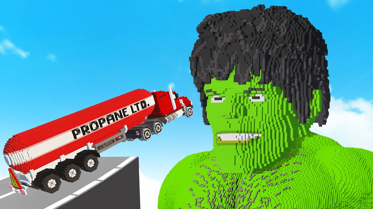 Hulk Quebra Carro Cars VS Hulk | Teardown Gameplay