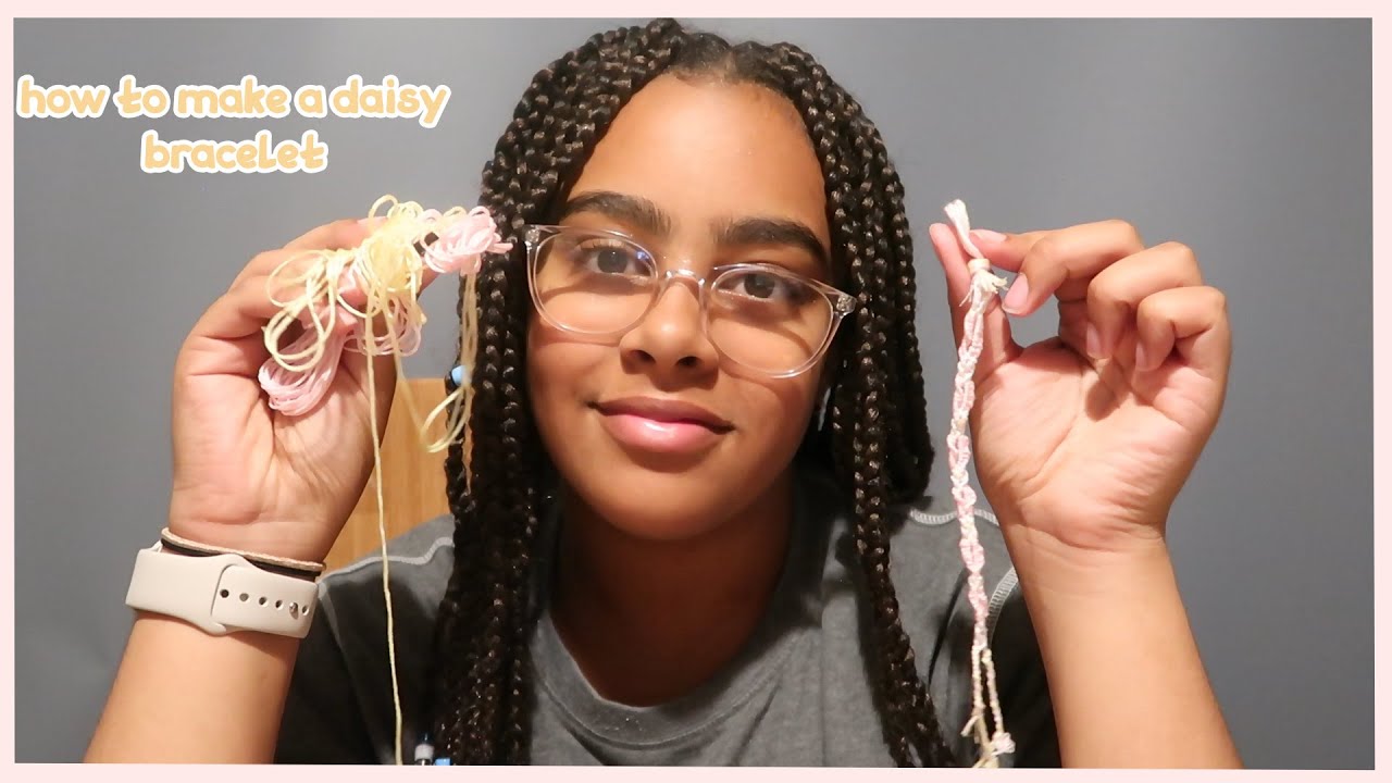Daisy Chain Bracelet Tutorial: Beginners Guide to making Daisy Chain ...