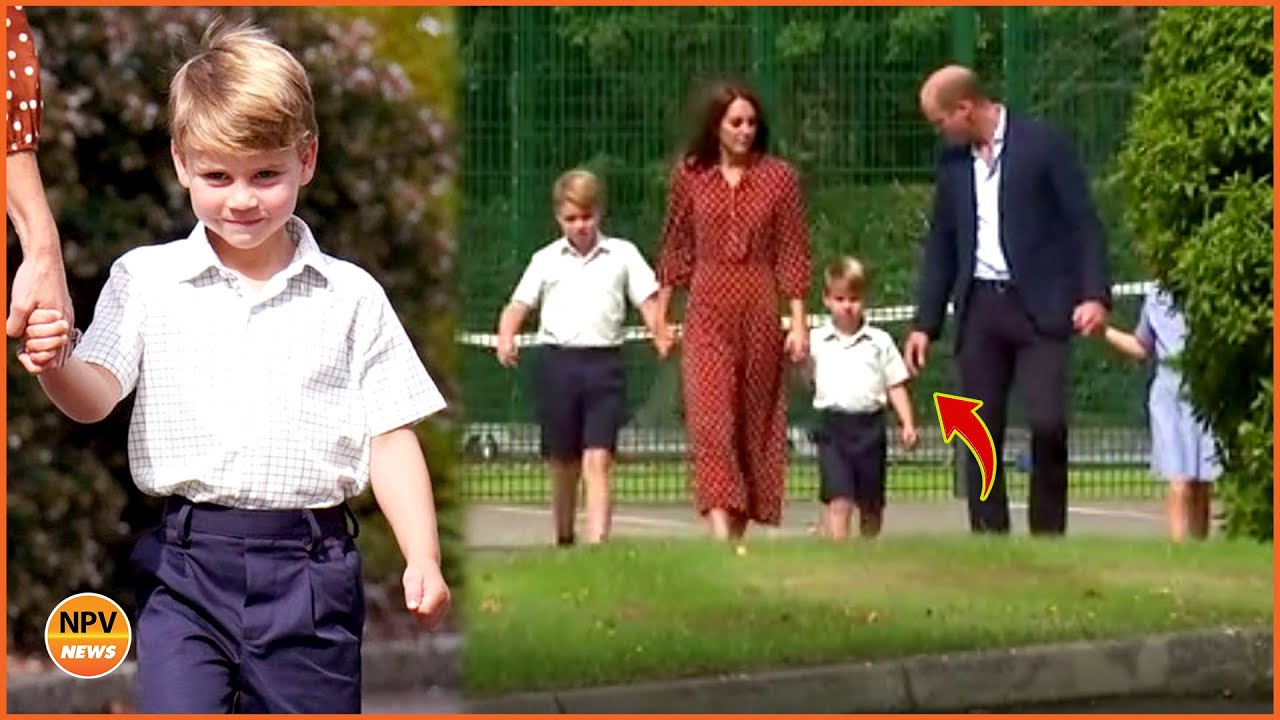 Fan Frenzy! Prince Louis's Cute Refuses To Take His Father’s Hand On ...