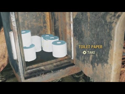 Funny Toilet Paper Location In Fallout 76 - YouTube