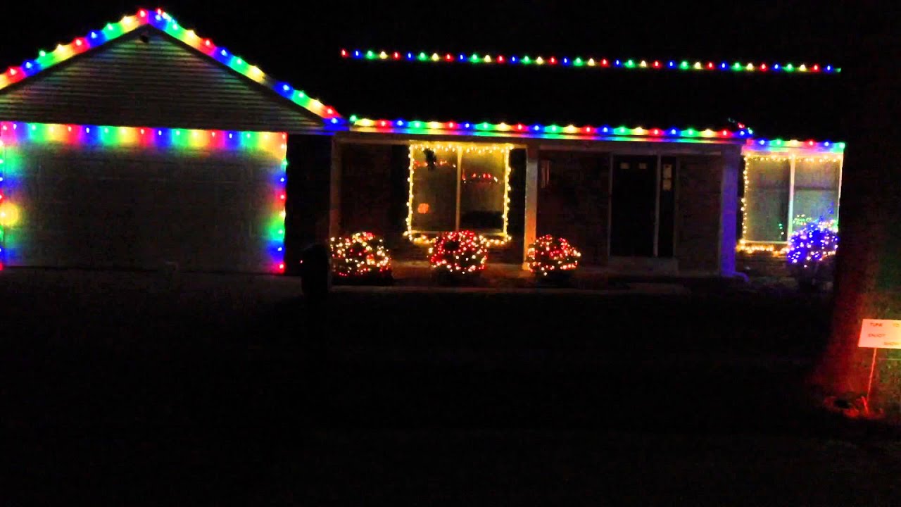Christmas Light Show 2015 "Deck the Halls" - YouTube