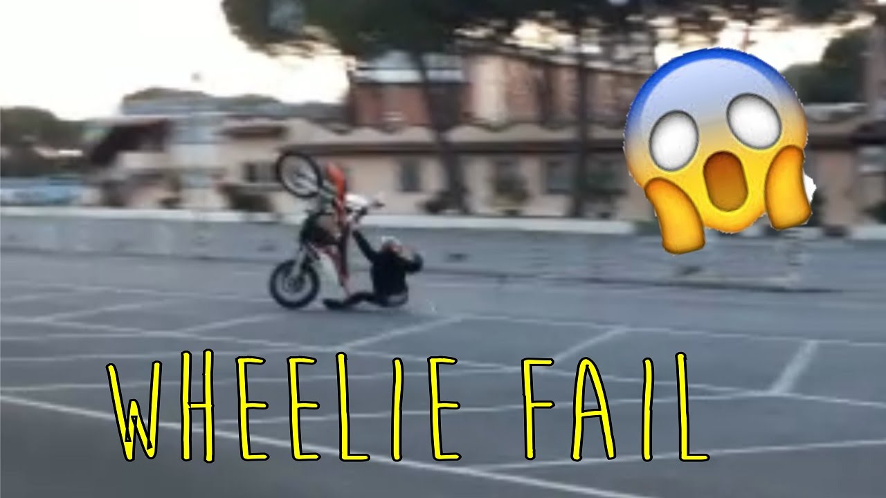 Wheelie FAIL - Compilation - YouTube