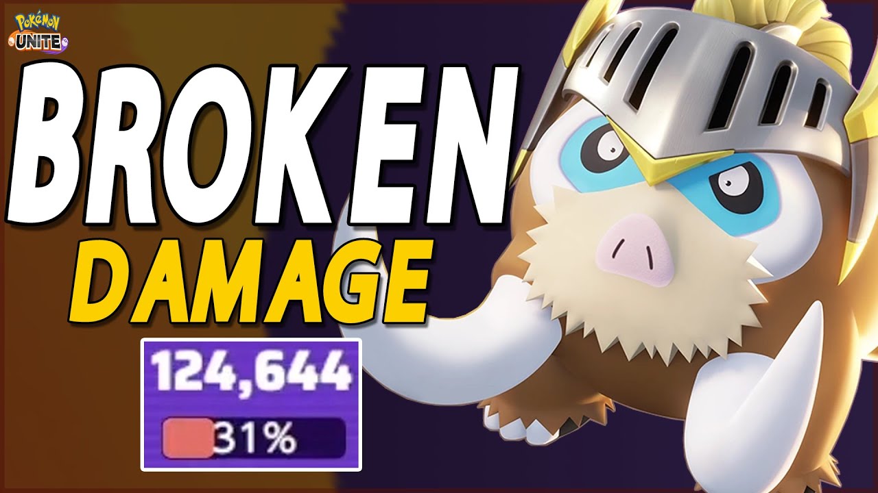 Mamoswine Is INCREDIBLE After Buffs! INSANELY Tanky!! | Pokemon Unite ...