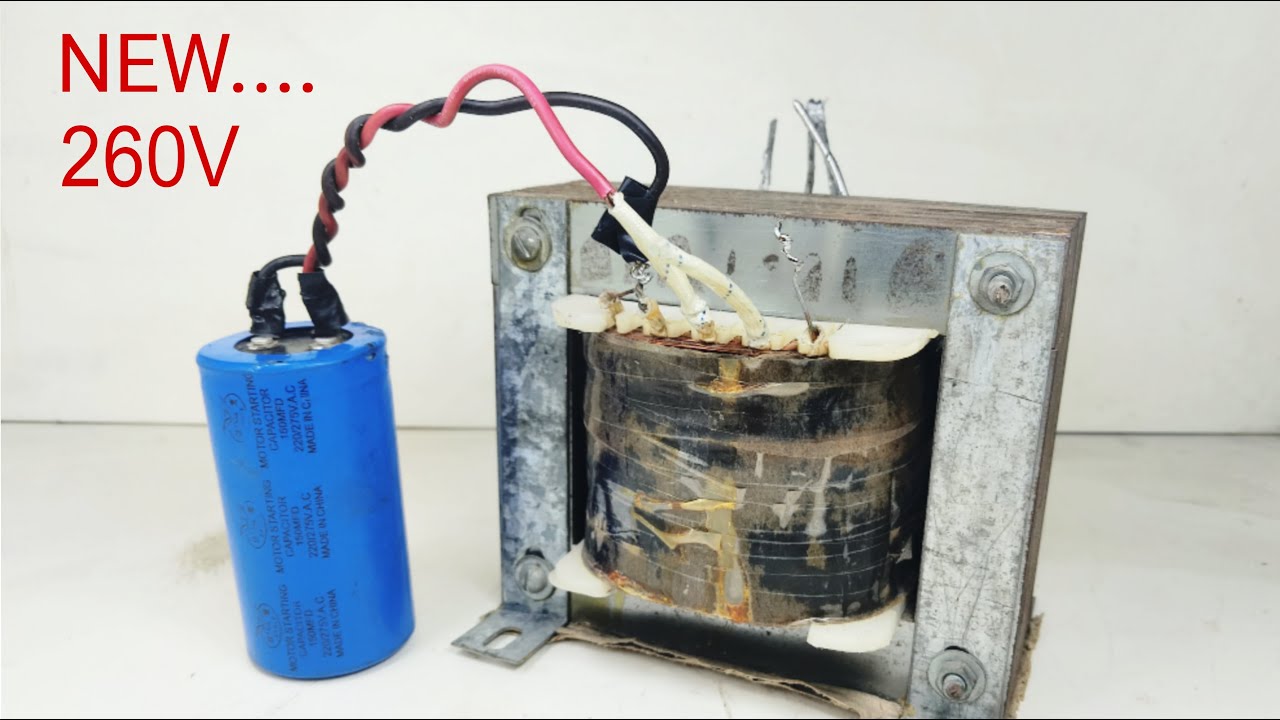 New Experiment Electric For Working 260V Free Energy 54000W With Big ...