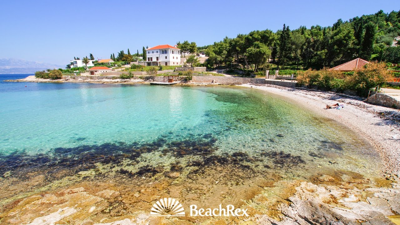 beach Likva, Sutivan, island Brač, Croatia - YouTube