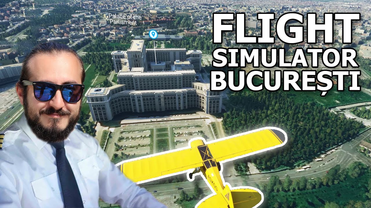 ZBOR DEASUPRA ORAȘULUI BUCUREȘTI ÎN MICROSOFT FLIGHT SIMULATOR - YouTube