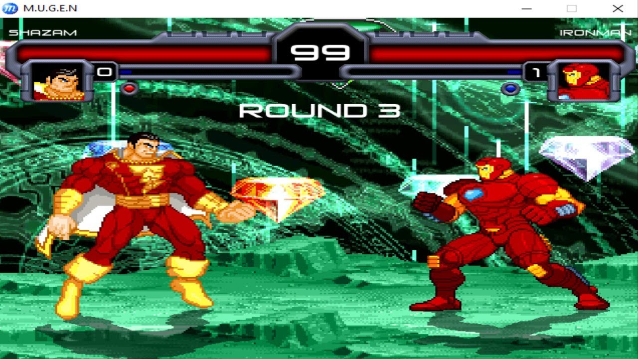 Shazam vs Iron Man THE DECISIVE BATTLE⚡️Marvel vs DC Mugen Epic Fight ...