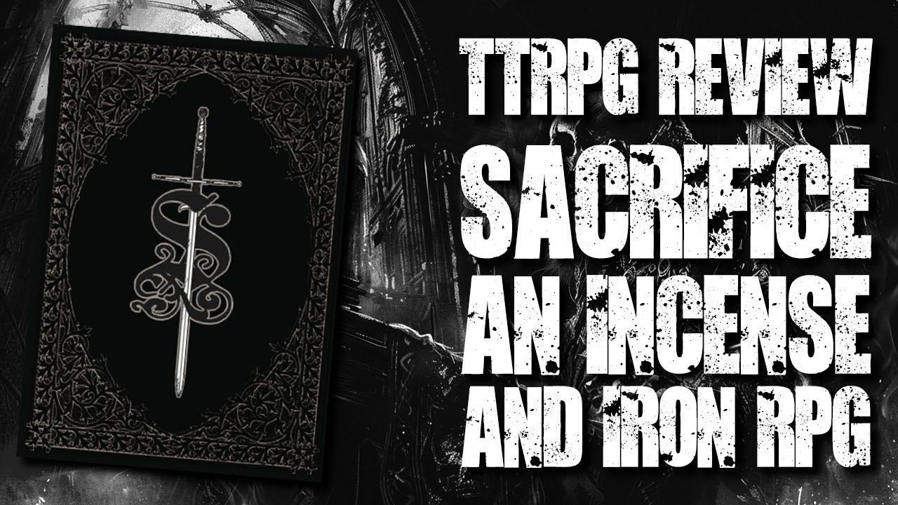 #TTRPG Review Sacrifice, an Incense & Iron RPG - YouTube