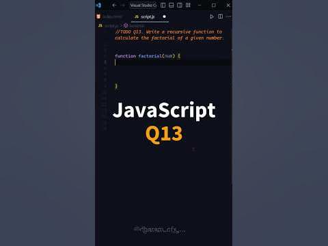 recursive function #javascript 😊 #explore #javascript #coding #developer #programming # ...