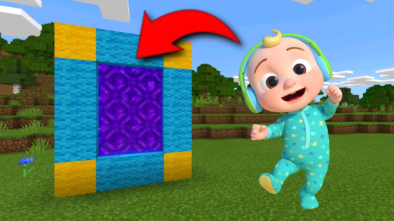 How To Make A Portal To The CoComelon Dimension in Minecraft!!! - YouTube